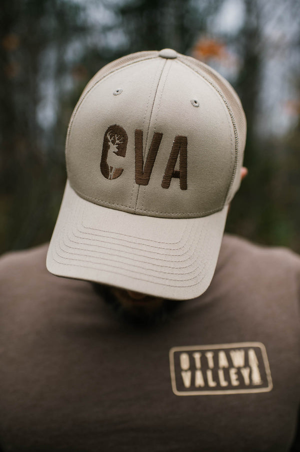 OVA Deer Snap Back - Beige/Brown - Ottawa Valley Apparel